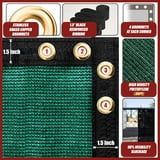 Amgo Custom Made 6' x 100' Green Fence Privacy Screen Windscreen with ...