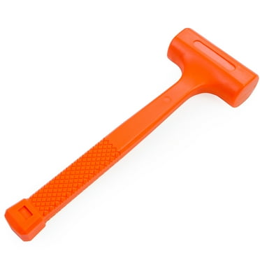 Neiko 02848A 3 LB Dead Blow Hammer, Neon Orange | Unibody Molded ...