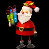 10" Metal Bobble Santa - Walmart.com