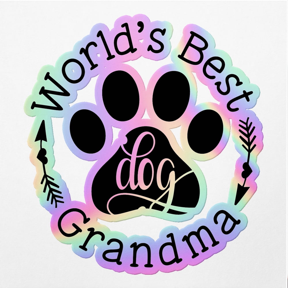 Vinyl Stickers Decals Of Worlds Grandma - Apply On Any Smooth Surfaces ...