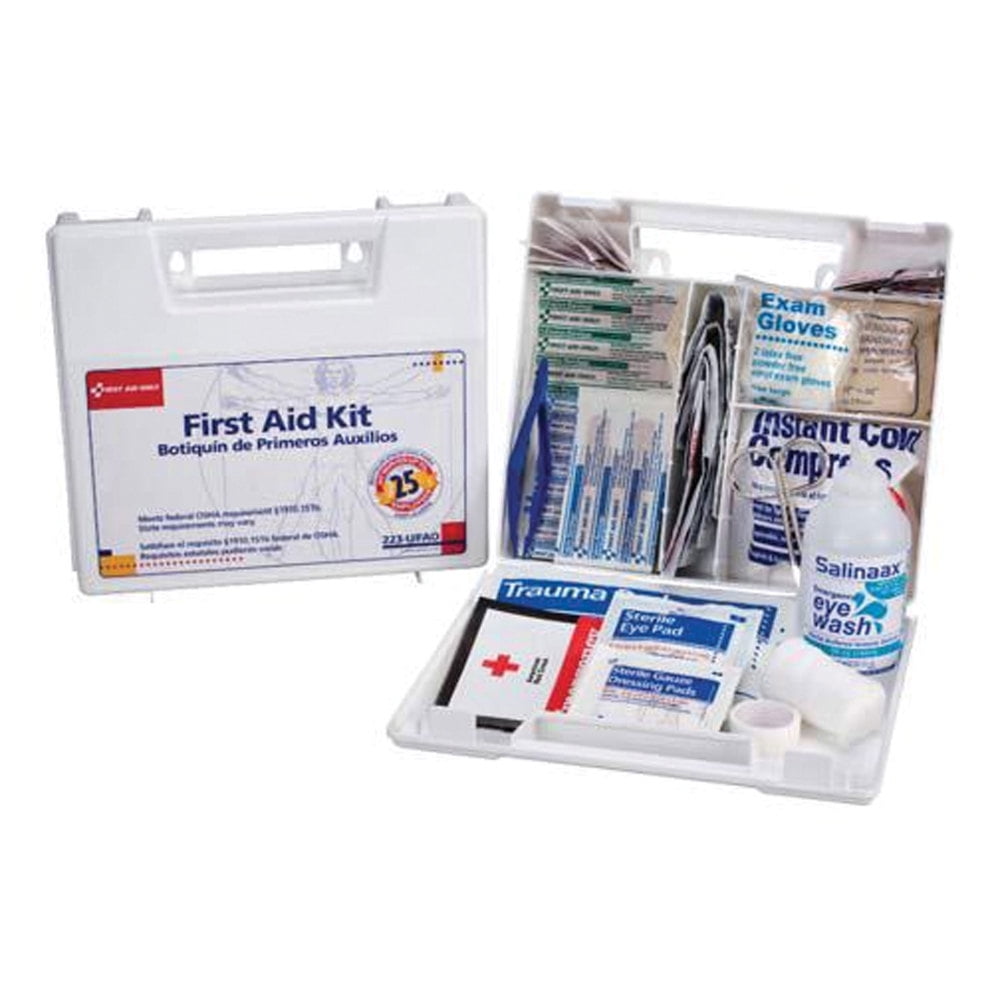 First Aid Only 223-U 25 Person First Aid Kit With Plastic Case and ...