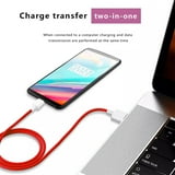 Red 6ft USB-C Cable for Nokia G100/G300/G310 5G - Charger Cord Power ...