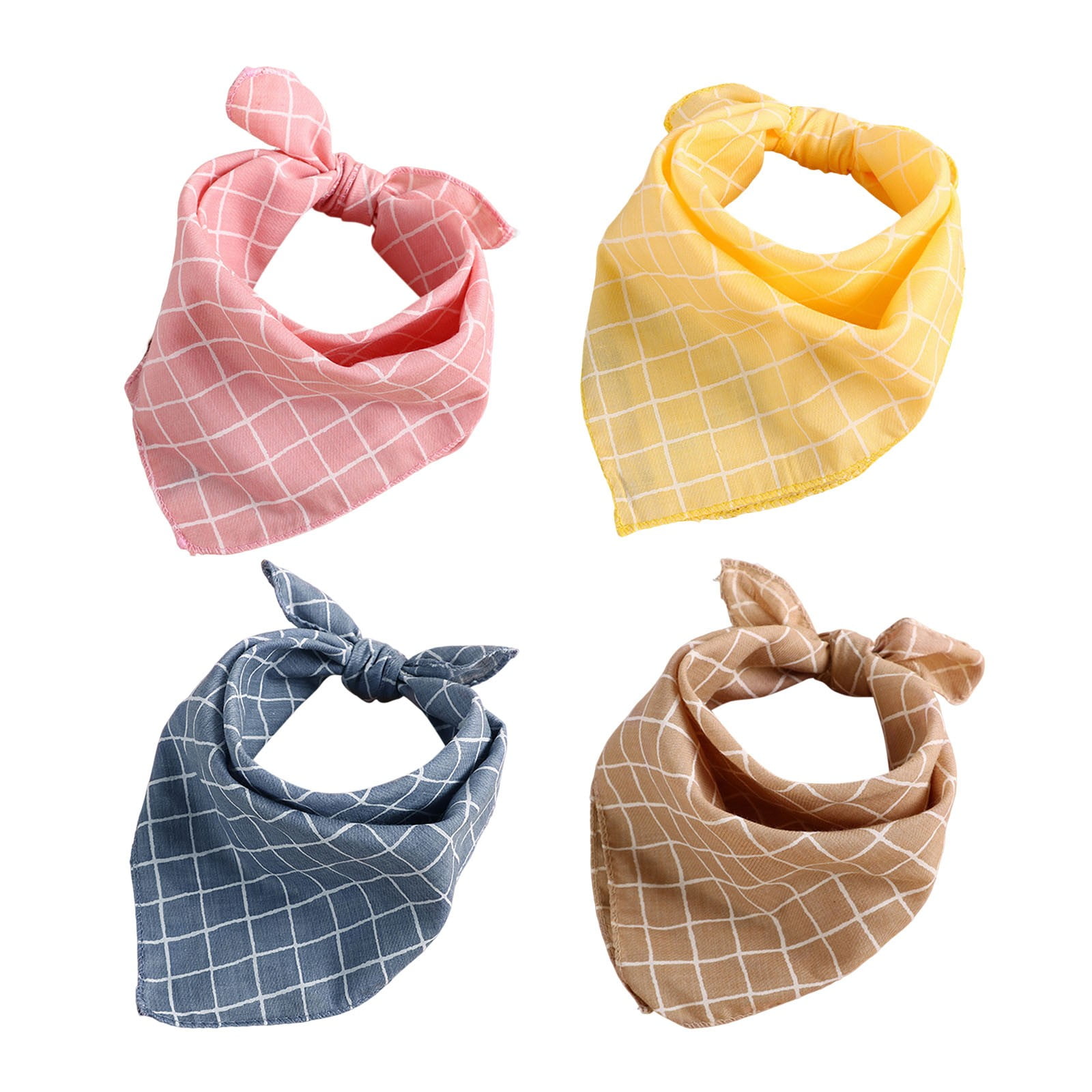 Click here for Foryulik 4pcs Pet Bandanas Washable Dog Bandanas S... prices