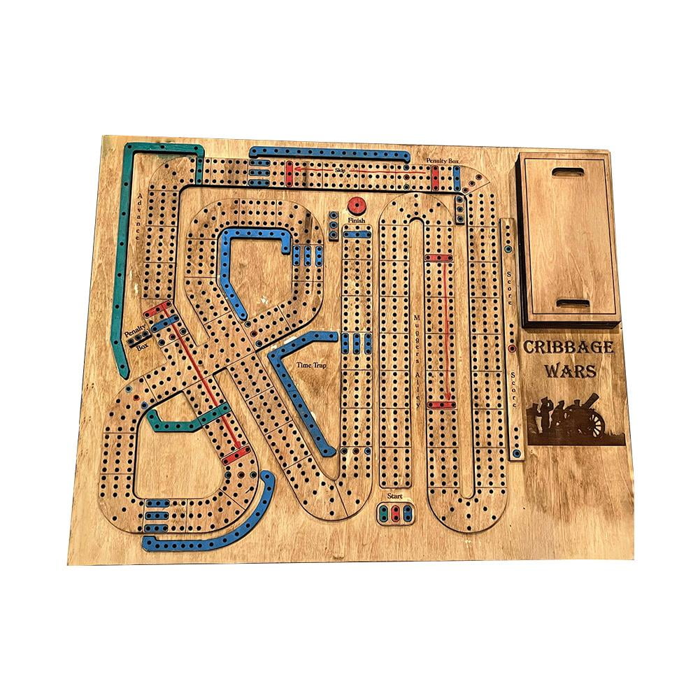 Click here for Unbranded Classic Wooden Cribbage Board Game Set W... prices