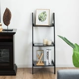 3 Tier Leaning Rack Wall Ladder Book Shelf Bookcase Storage Display ...