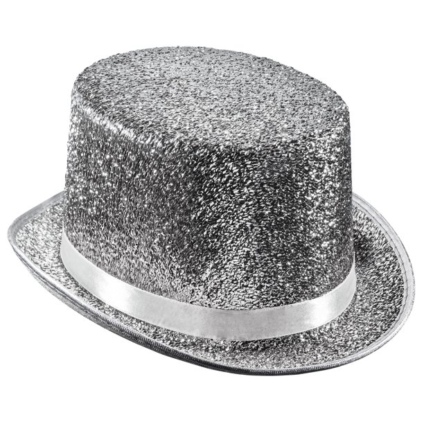 Dress Up America Shiny Top Hats for Adults - Tuxedo Magician Hat - One ...
