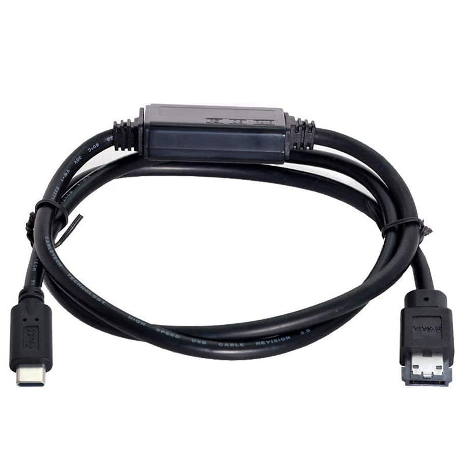 Cable ESATA a USB C Cable USB tipo C macho a ESATA ESATAp HDD para ...