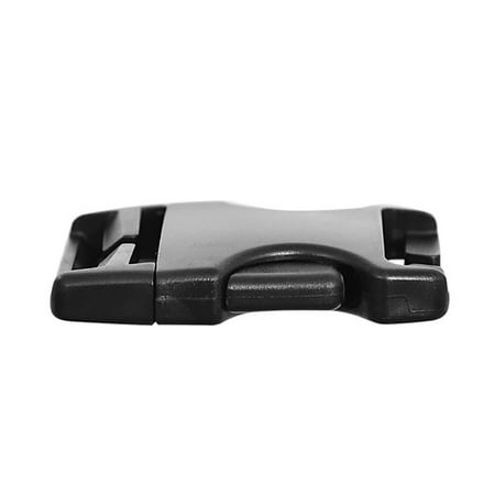 Goriertaly Black Plastic Buckle No-Sewing Replacement Rectangular ...