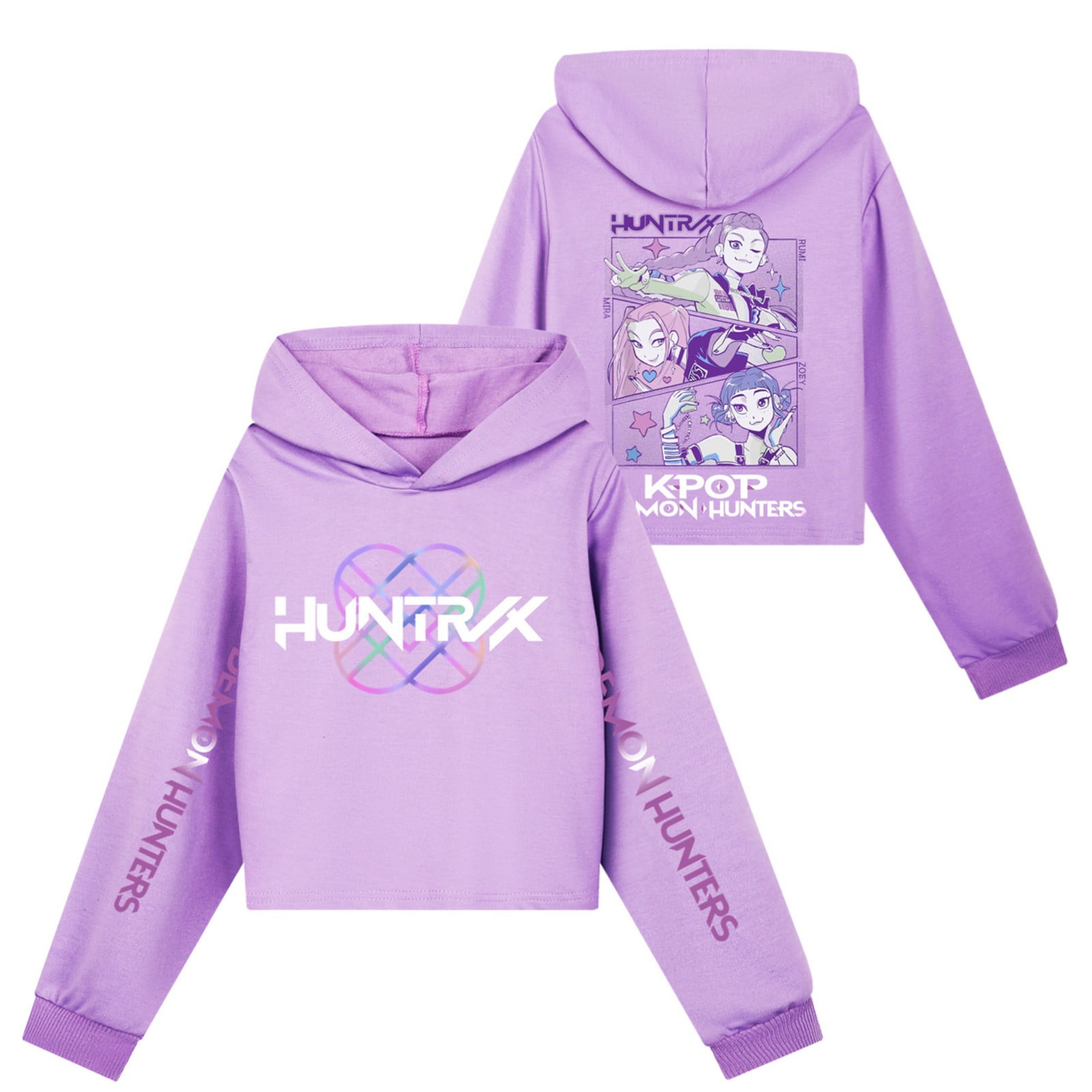Click here for Svbnaue Girls Long Sleeve Graphic Hooded Sweatshir... prices