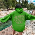 Christian Sweatshirts For Women Jesus Loves You Hoodie Jesus Gifts Long ...