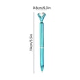 Rotating Core Pen - Stylish Retractable Ballpoint with Elegant Crystal ...