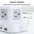 Merkury Innovations Modular Power Tower, 14 AC Outlets, 6 USB-A, 4 USB ...