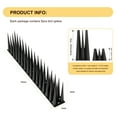OFFO Plastic Bird Spikes, Covers 6.67ft, Birds Repellent Keep Pigeon Crows Away, Black - Walmart.com
