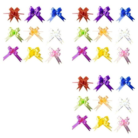 3pcs Gold Line Butterfly Hand Pull Garland Wedding House Car Vehicle ...