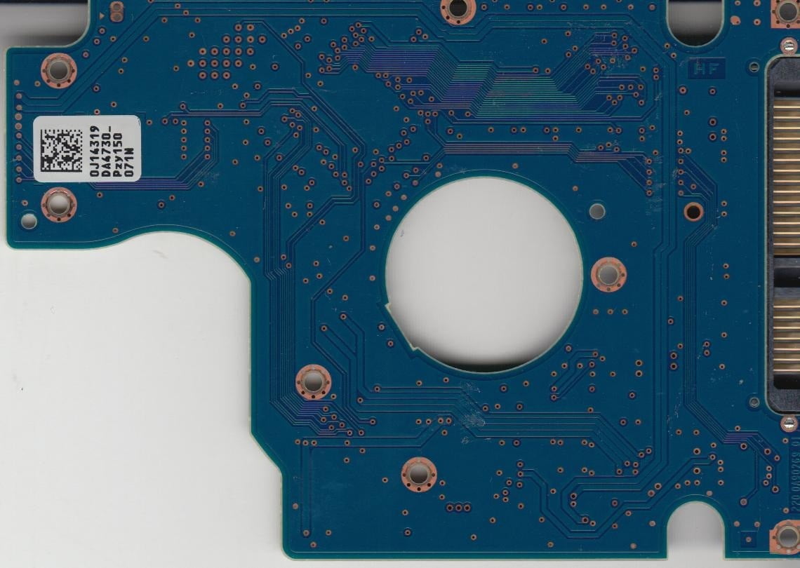 HTS727550A9E364, 0J14319 DA4730_, 0J23561, DA4217, Hitachi SATA 2.5 PCB ...