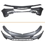 Labwork Primered Front Bumper Cover for 2016 2017 2018 16-18 Chevy ...