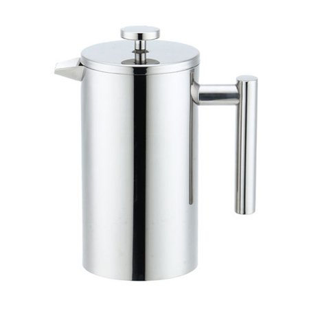 Stainless Steel Double Wall Filter Coffee Maker Double Thermal ...