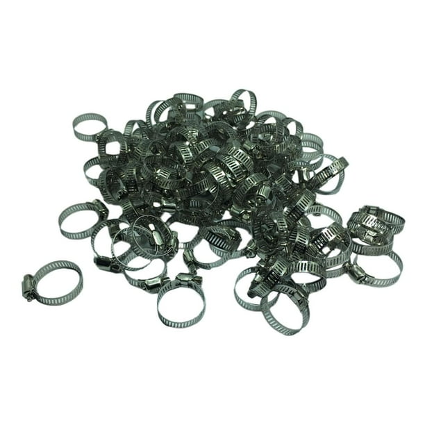 100 Piece Stainless Clamp Jubilee Hose Clamps Tool Ã Â¤19-29 - Walmart.ca