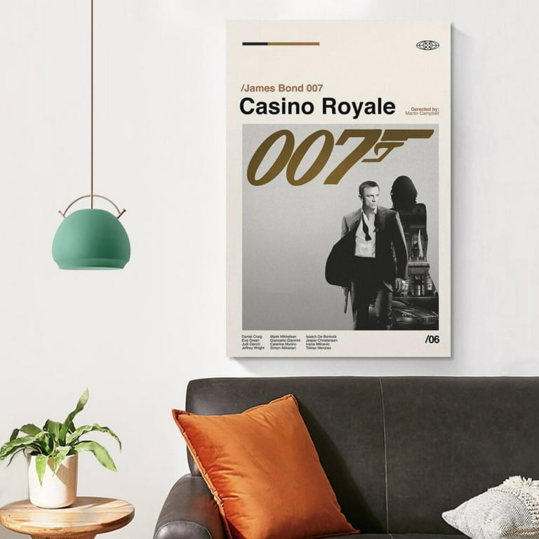 Afiche De Casino Royale 007