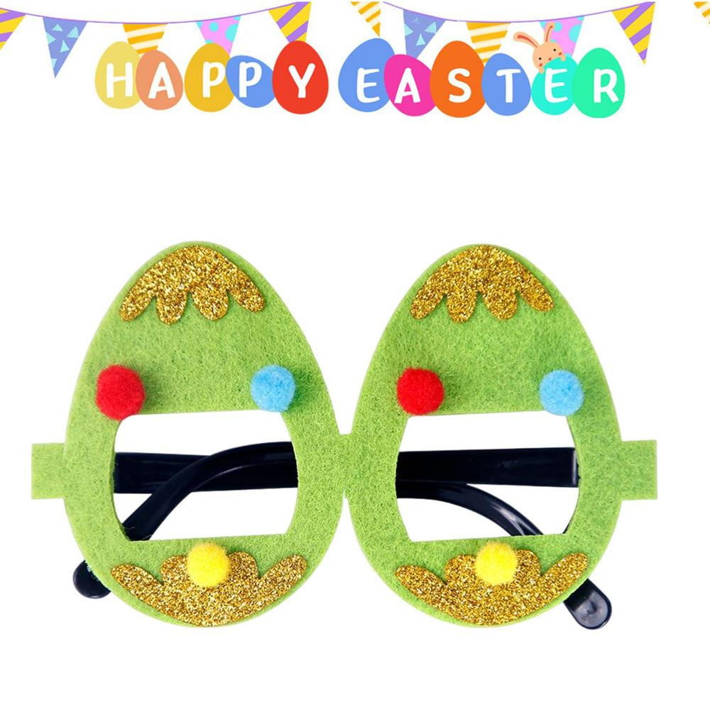 Huoge Easter Glasses for Kids Easter Bunny Egg Chick Glasses Easter ...