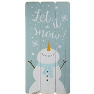 Scintillating Snowman Welcome Sign - Walmart.com