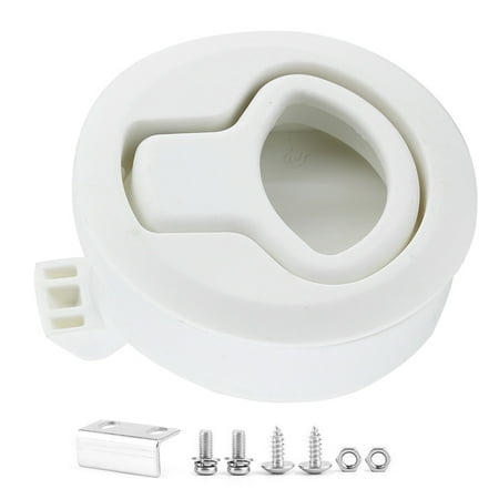Hatch Flush Latch,White Plastic Flush Pull Latch Lift Handle Boat Flush ...