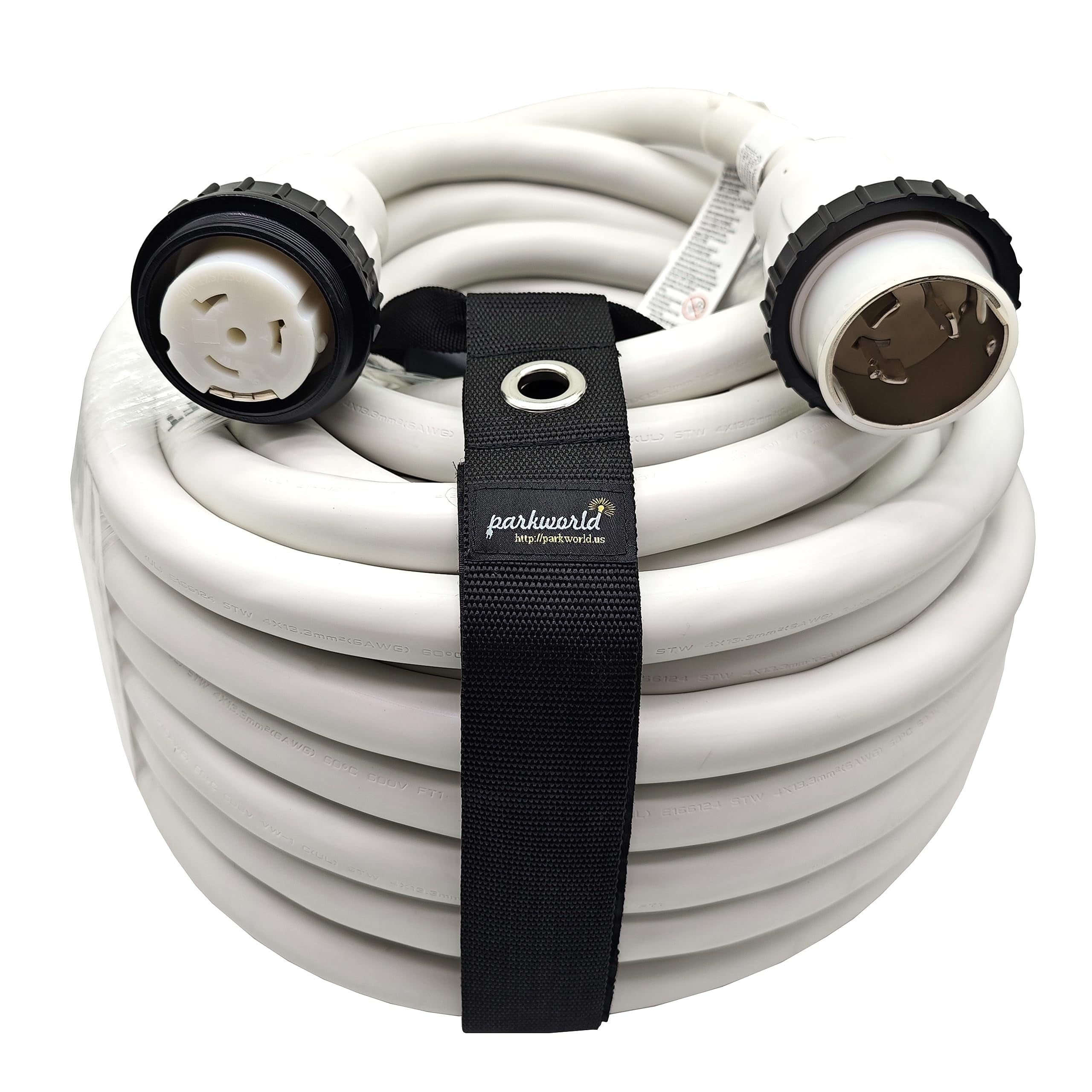 Parkworld 60974W Marine Shore Power Extension Cord 50 AMP SS2-50P to ...