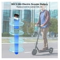 36V 5.2Ah Electric Scooter Battery Compatible with Gotrax GXL V2 ...