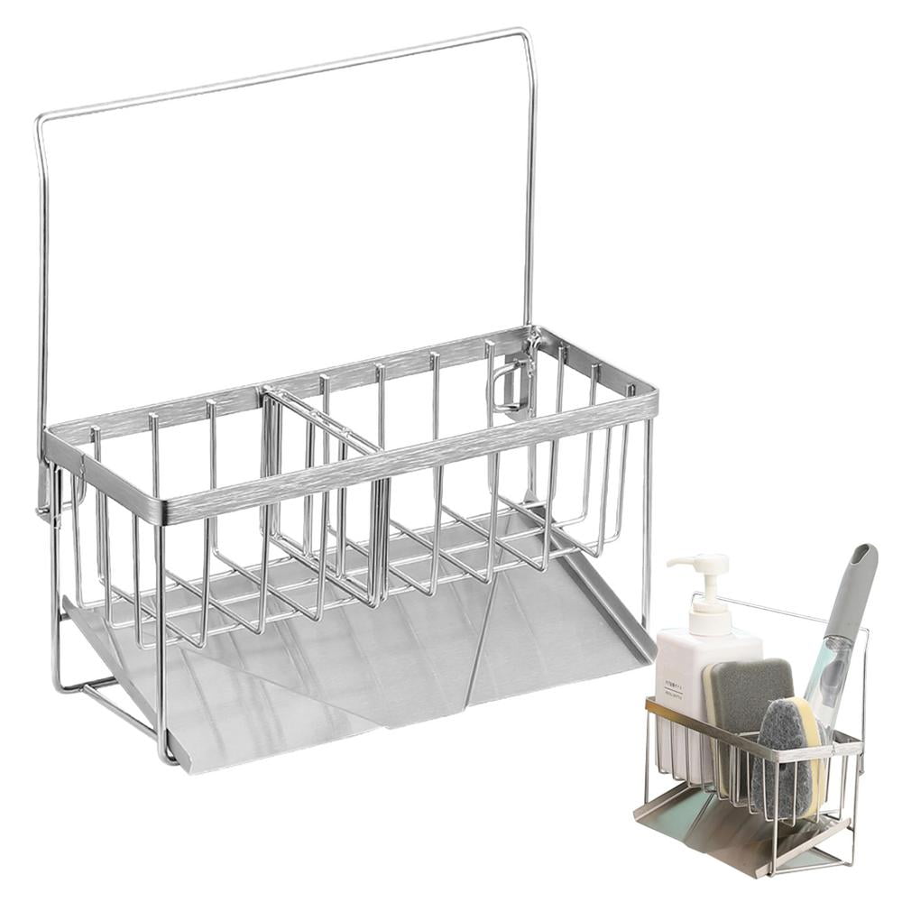 Tohuu Kitchen Sink Organizer Caddy Dishcloth Rack Countertop With ...