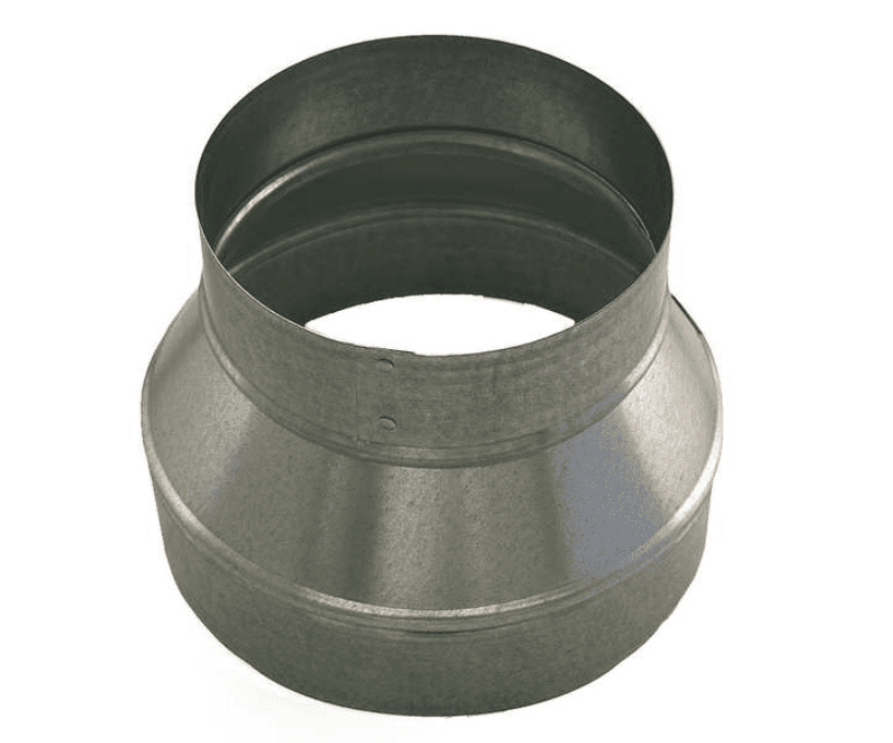 Round Reducer, 14 in x 8 in Duct Dia, Galvanized Steel, 26 GA, 14 in W, 8" L, 9 in H - Walmart.com