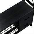 GIKPAL Entryway Hanging Seat Organizer, 5 In 1 Hallway Furniture with ... GIKPAL Entryway Hanging Seat Organizer, 5 In 1 Hallway Furniture with ...