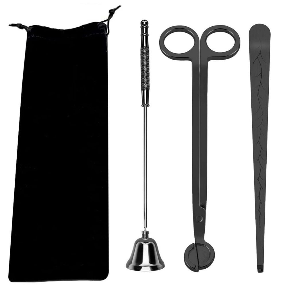 3 in 1 Candle Accessory Set, Candle Wick Trimmer Cutter, Candle Snuffer ...