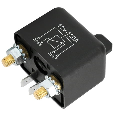 Car Start Relay, 4-Pin Normally Open Lightweight 120A Normally Open ...