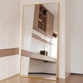 Anyrose 76.1"x 34" Floor Mirror Full Length, Bedroom Floor Body Mirror ...