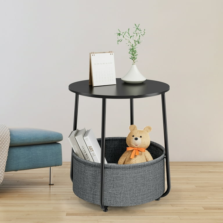 Small side table with baskets store