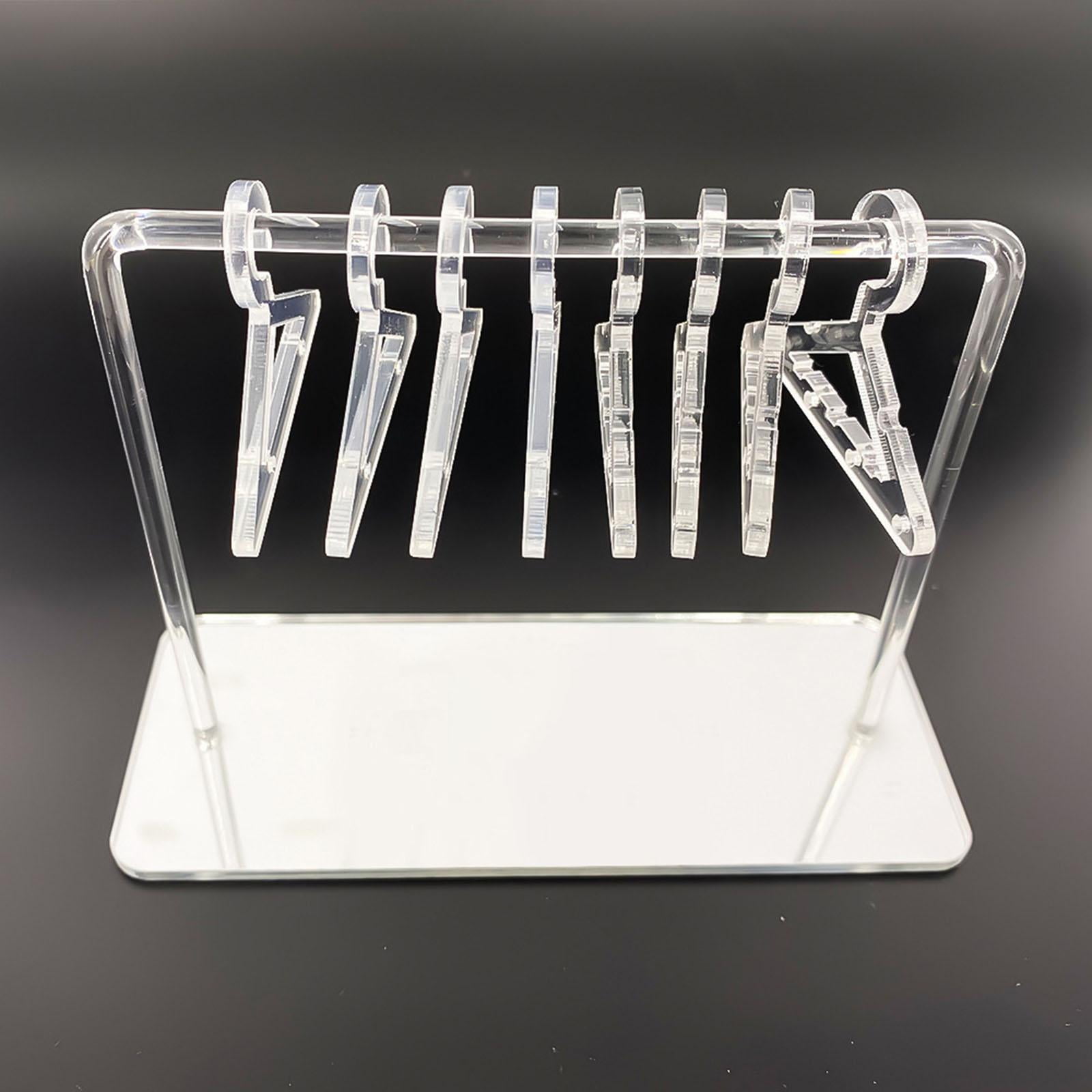 Fashiom Hangers Clear Acrylic Jewelry Display Rack Shopwindow Display ...
