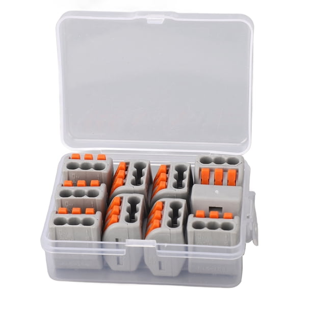 10Pcs Lever Wire Connector Kit Quick Disconnect Compact Splicing ...