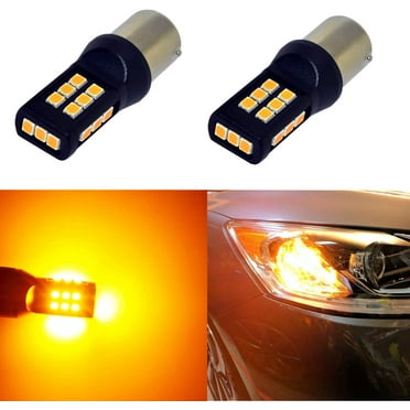 Alla Lighting Miniature 12V T10 Wedge 194/168 Bulbs, Amber Yellow LED ...