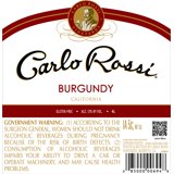 Carlo Rossi Burgundy Red Wine, 4L Bottle - Walmart.com