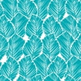 Popular Home Collections Tropical Leaf Teal 4-Piece Microfiber Sheet ...