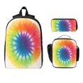 3pcs Casual Daypack 17 Inch Backpack Set Bookbag+Pencil Case+Lunch Bag ...