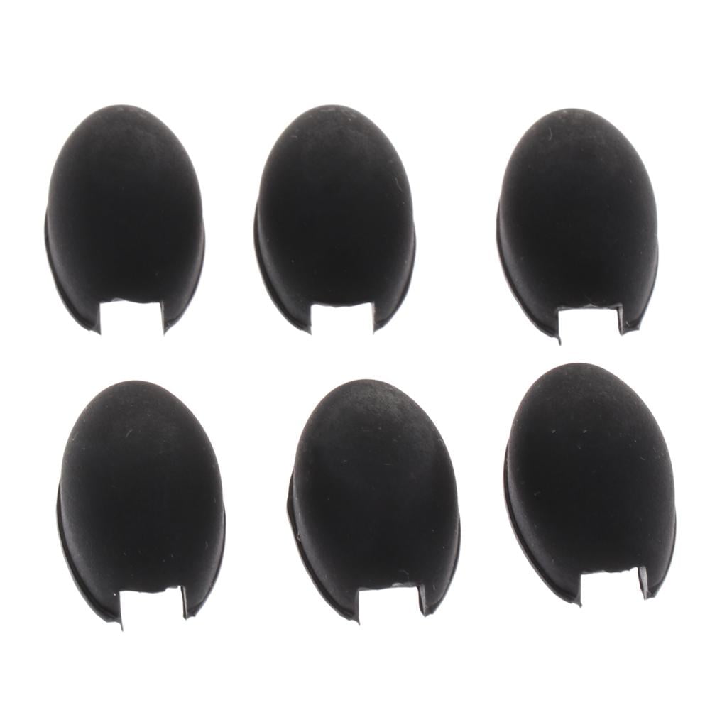 6 piezas de incrustaciones de teclas de saxofón para saxofones soprano ...