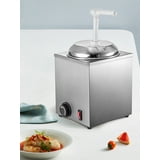 VEVORbrand Hot Fudge Warmer with Pump, 2.6 Qt/650 W, Stainless Steel ...