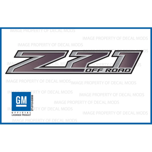 Decal Mods Z71 Off Road decals stickers Gradient fits Chevy Silverado ...