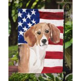 Beagle Patriotic Garden Flag - Walmart.com