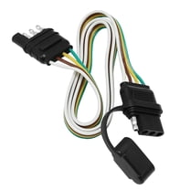 Anxingo 4 Pin Trailer Light Wiring Harness Adapters,4 Wires 4-Way Plug ...