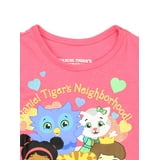 Daniel Tiger Toddler Girls Short Sleeve Tee T-Shirt DTG042SS - Walmart.com