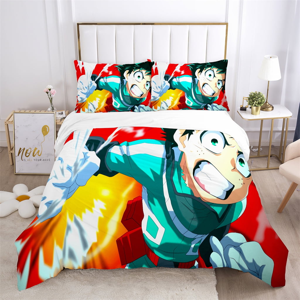 3D Cool My Hero Academia Bedding Bed Set Twin Full Queen King Size with ...