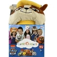 Comfy Critters Soft Fleece Paw Patrol Rubble Hooded Blanket Pillow ...