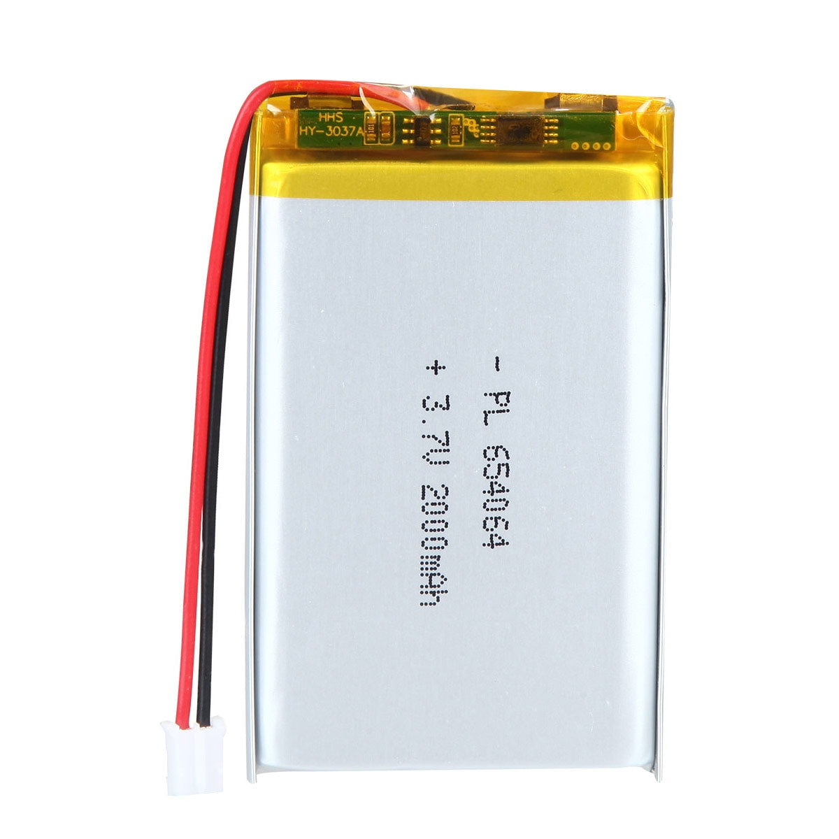 YDL 3.7V 2000mAh Battery 654064 Lithium Polymer Ion Rechargeable Li-ion ...